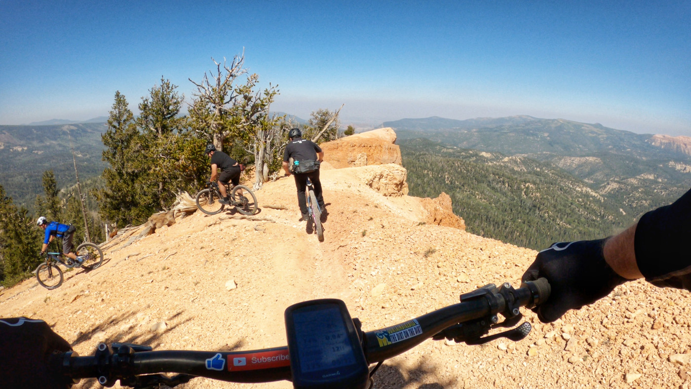The Blowhard Mountain Trail near Brianhead Utah