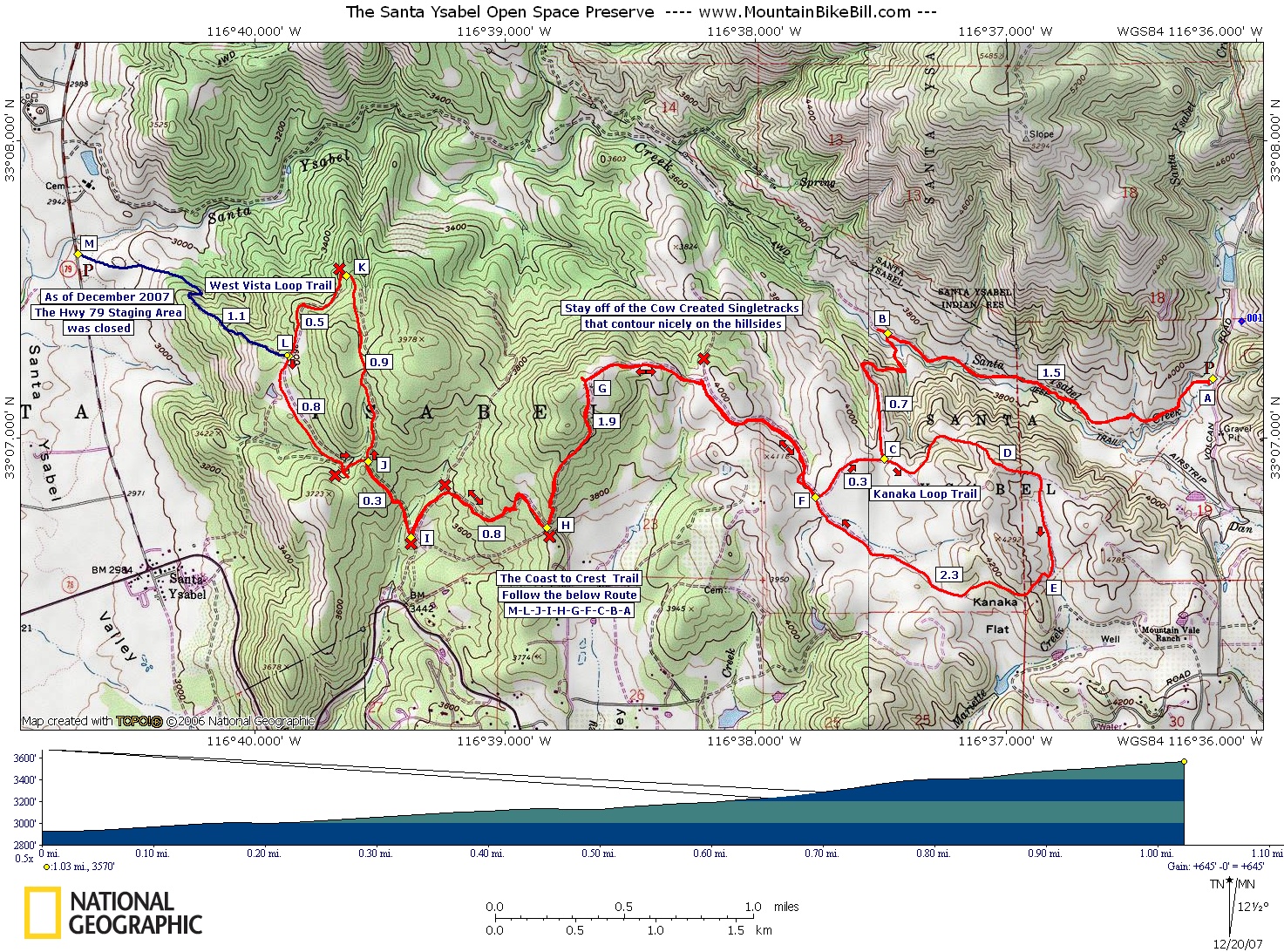 Santa Ysabel Open Space Preserve Trail Review and Pictures